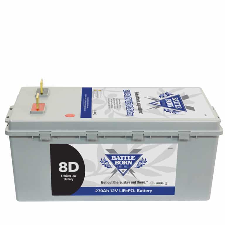 270Ah 12V LiFePO4 Deep Cycle 8D Battery | Battle Born Batteries
