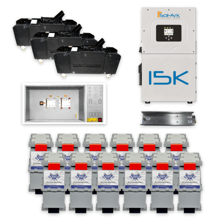 Sol-Ark 15k-39kw 48V Battery Kit | Battle Born Batteries