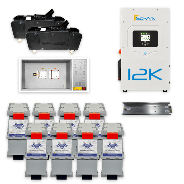 Sol-Ark 12k-26kw 48V Battery Kit | Battle Born Batteries