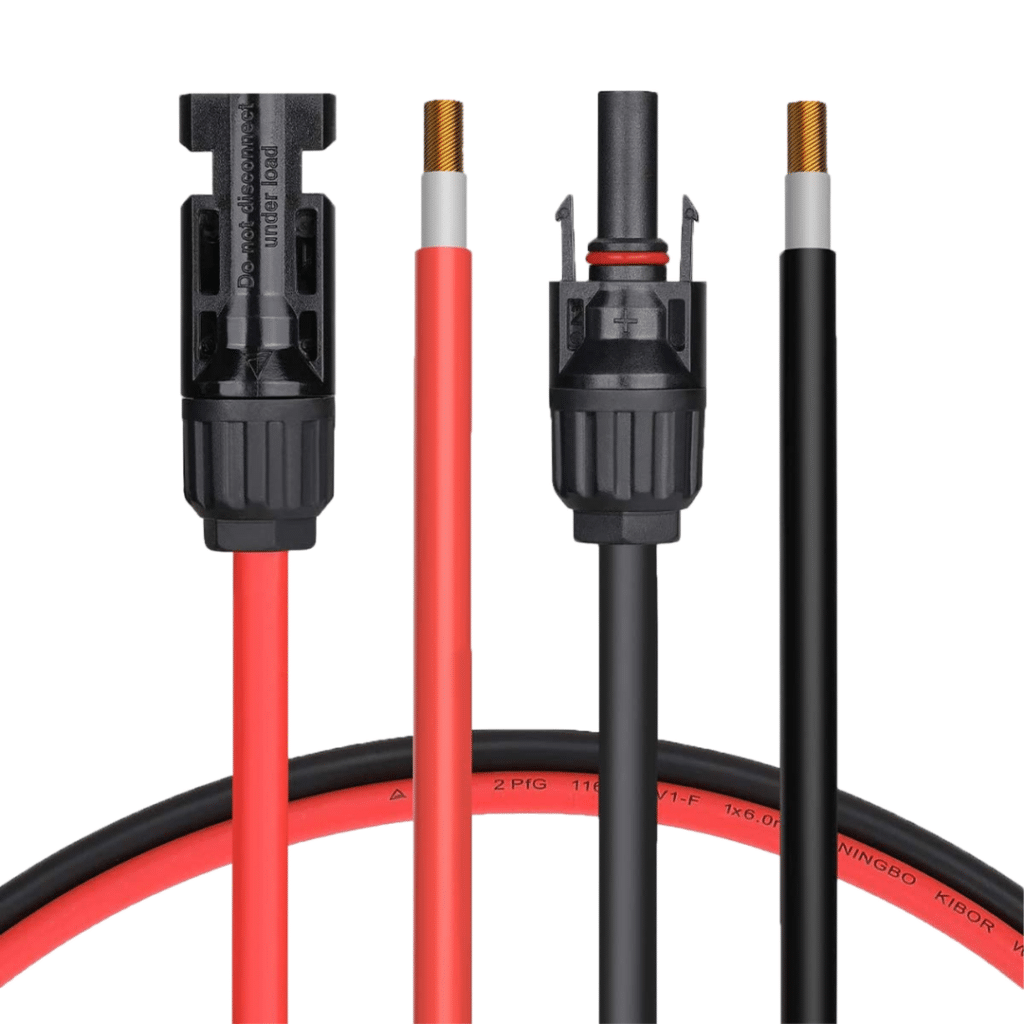 20FT 10 AWG Extension Cable MC4 RED/BLK | Battle Born Batteries